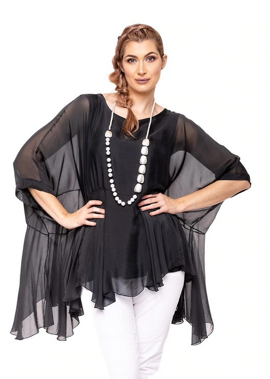 Imagine - Graphite Roxy Top Silk 10IM2821 - SHOP ONLINE – Tea Lily